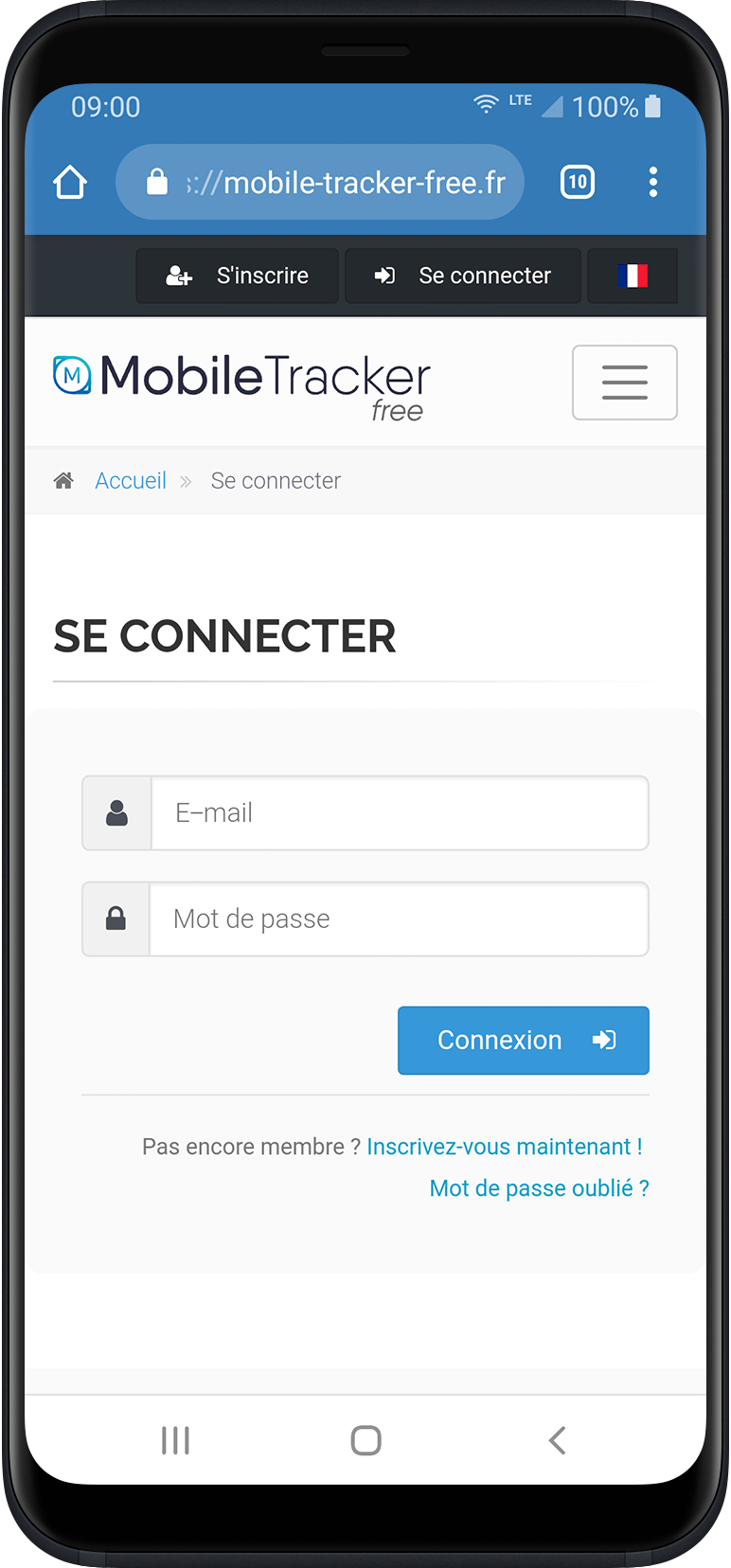 Guide d'installation | Mobile Tracker Free
